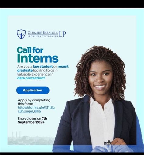 Oladejo Ayobami On Linkedin Internshipopportunity Elaw