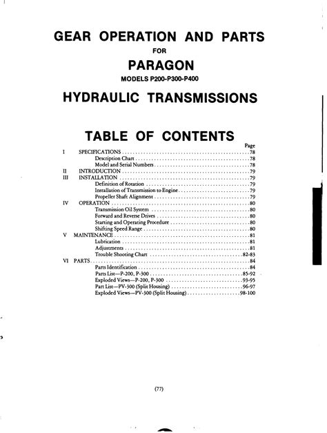 Boat Parts Inboard Engines Components Transmission Components