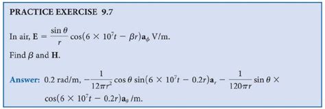 Solved PRACTICE EXERCISE 9.7 In air, | Chegg.com
