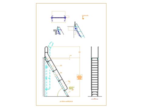 Ms Ladder Cad Block At Emma Wilhelm Blog