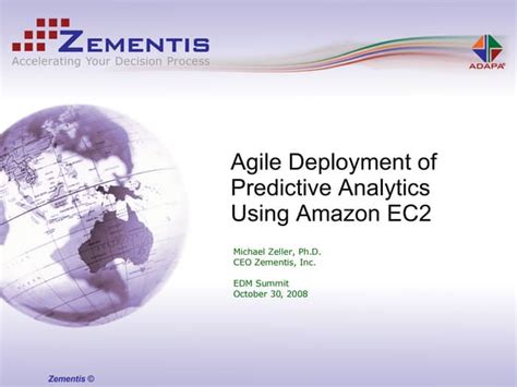 Zeller Edm Summit Agile Deployment Of Predictive Analytics Ppt
