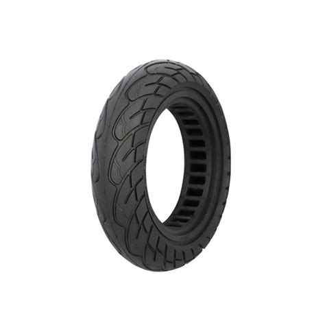 PNEU PLEIN TROTTINETTE ELECTRIQUE 10 X2 0 ALVEOLE ANTI CREVAISON NOIR