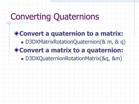 ppt quaternions powerpoint presentation free download id 494053