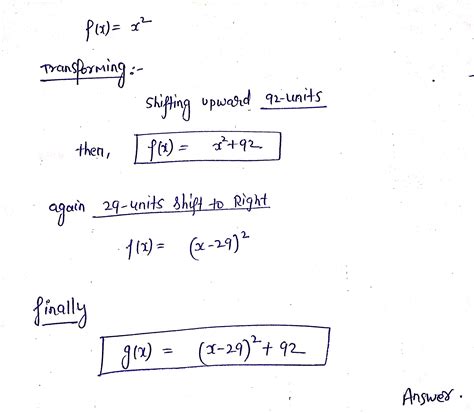 Solved Given Fx X2 After Performing The Following