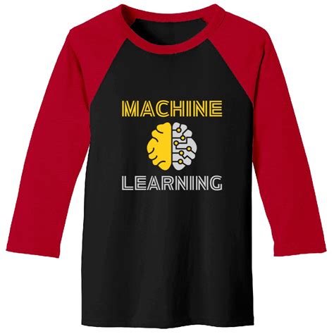 Machine Learning Ml Deep Ai Engineer Logistic Regression Knn Baseball Tees Sold By Funnylife