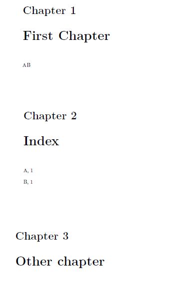 Indexing Makeidx Printindex Problem Is There One Way To Redefine