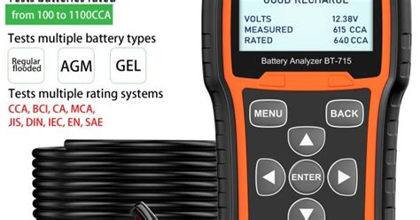 Foxwell BT 715 Battery Analyzer Support Multi Language