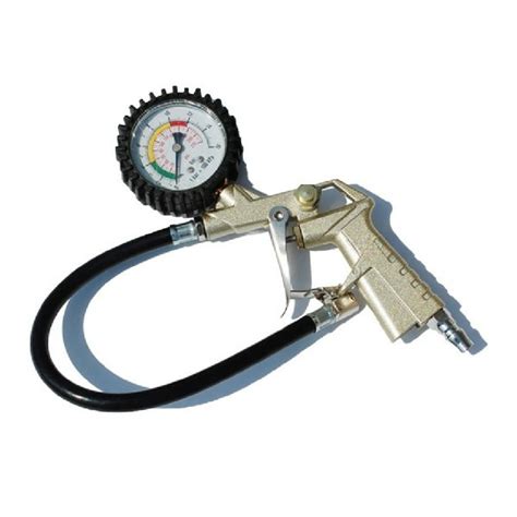 자동차 공기주입기 바람 공기압 권총형 타이어게이지 티몬