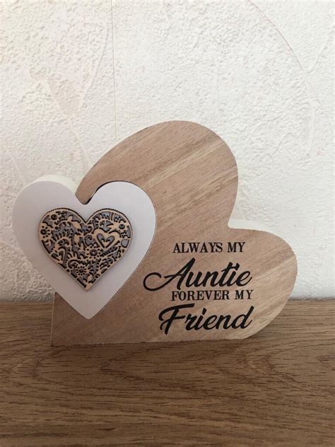 Wooden Heart Auntie