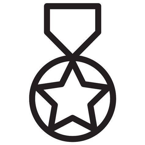 Medal Vector SVG Icon SVG Repo