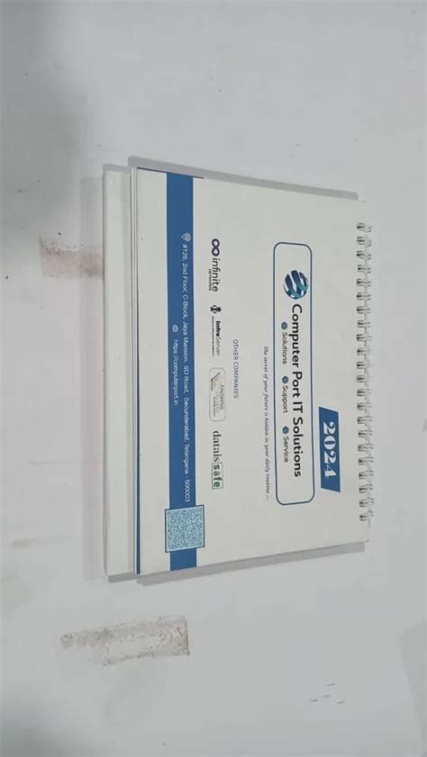 Paper Offset Printing Spiral Binding Table Calendar At Rs 120 Piece In