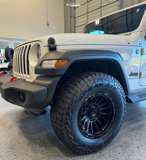 2024 Jeep Wrangler Wheel Offset Aggressive 1 Outside Fender Stock