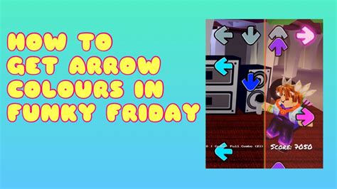 How To Get NEW ARROW COLORS In Roblox Funky Friday YouTube