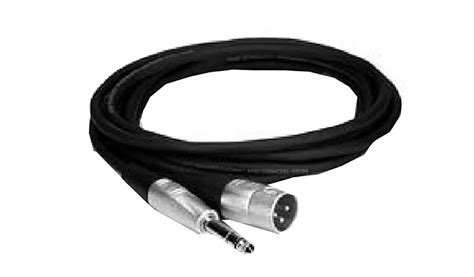 Hosa 5 Rean 14 Trs Male To Xlr3 Male Pro Balanced Interconnect Cable