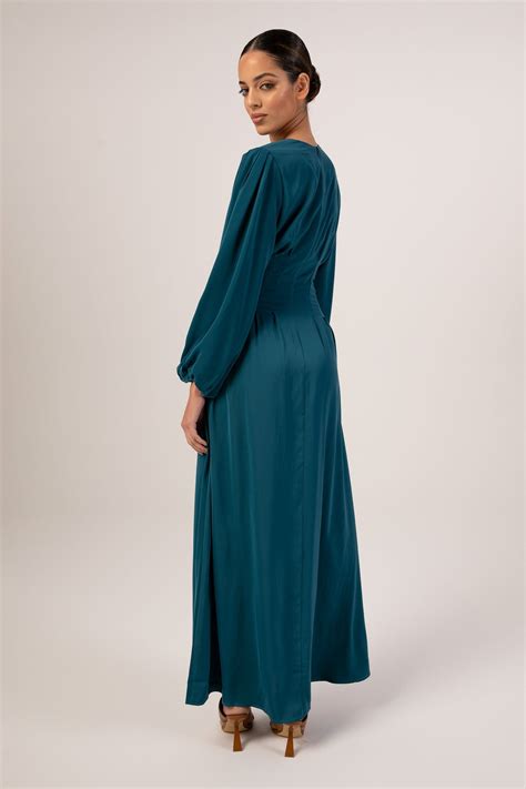 Dark Teal Green Dress