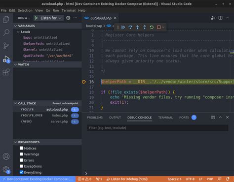 Start With Wintercms In Vs Code On Docker · Marvin Durot