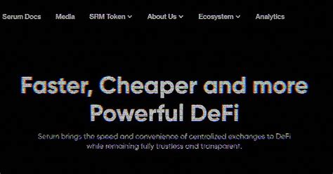 Solana Based DEX Serum Becomes Defunct Plans Fork News Ihodl