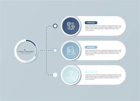 Premium Vector Basic Infographic Template With 3 Steps Process Or