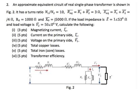 Solved An Approximate Equivalent Circuit Of Real