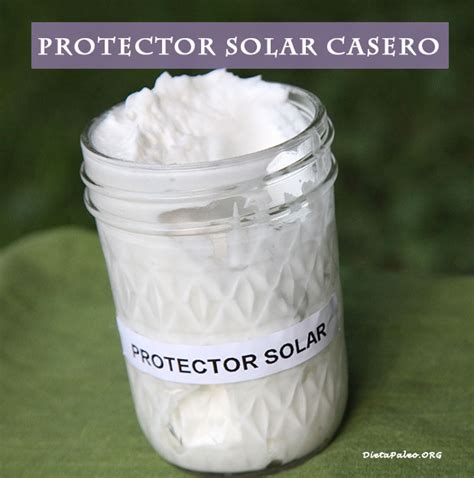Protector Solar Casero Y Natural Dieta Paleo