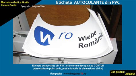 Autocolante Pvc Etichete Din Hartie Stickere Decupate Pe Contur