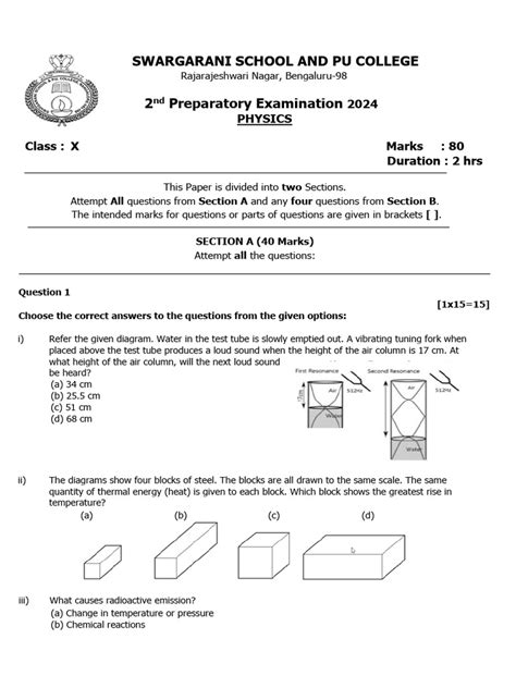 Selection X Physics 23 24 New Pdf Temperature Nuclear Physics