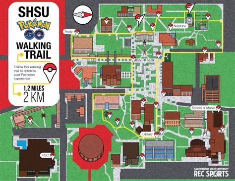 Sam Houston State Map