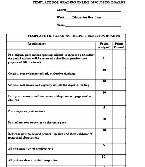 Printable Rubric Template Rubric Template Rubrics Inv