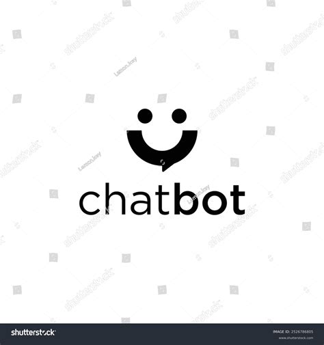 Smile Chat Bot Logo Icon Vector Stock Vector Royalty Free 2526786805 Shutterstock