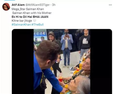 Fans Awestruck As Salman Khan Kisses Mom During Ccl Match