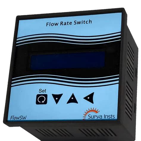 Surya Insts Lcd Flow Rate Controller Cum Totalizer Model Name Number