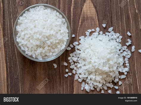 Sea Salt Glass Bowl Image And Photo Free Trial Bigstock