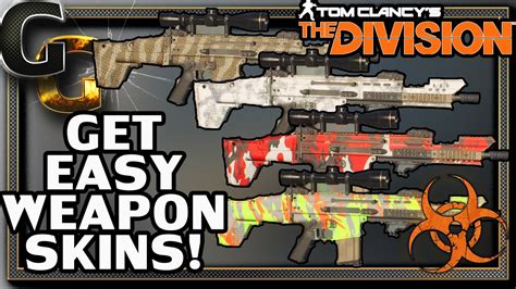 The Division Get Easy Weapon Skins Youtube