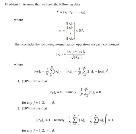 Solved Problem Assume That We Have The Following Data X Chegg
