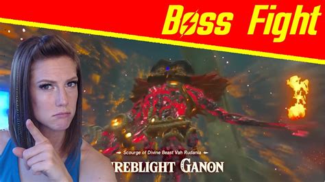 How To Defeat FIREBLIGHT GANON The BOSS Of Divine Beast Van Rudania