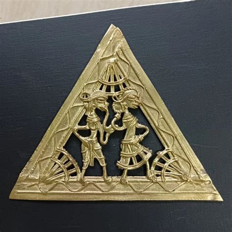 Golden Dhokra Art Brass Triangle Wall Decoration At Rs 250 In Raipur