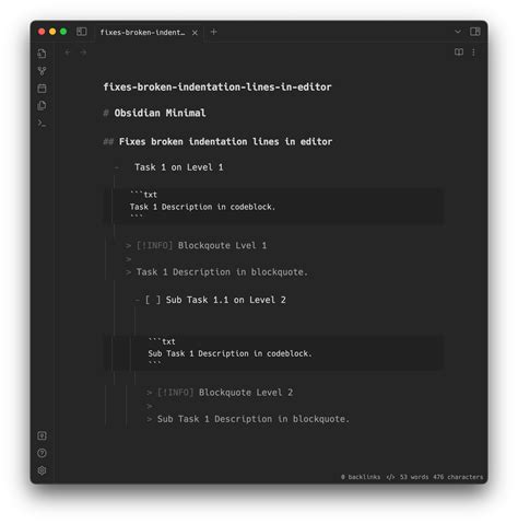 Fixes Broken Indentation Line In Editor Source Mode · Issue 497