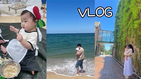 Vlog🧸 육아일상 • 너와 함께하는 첫 여름방학🩵•산들고요수목원•강릉테라로사본점•안목해변•짧지만 알찼던 여름휴가•평온다온