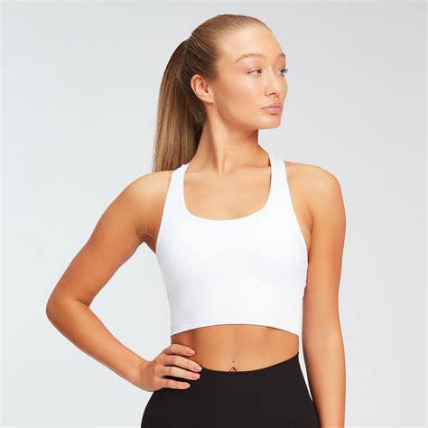 Womens Shape Seamless Sports Bra White Myprotein™