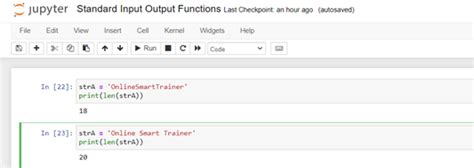 Standard Input Output Functions In Python