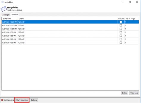 Use Smtp4dev For Testing Emails Without Sending In D365fo