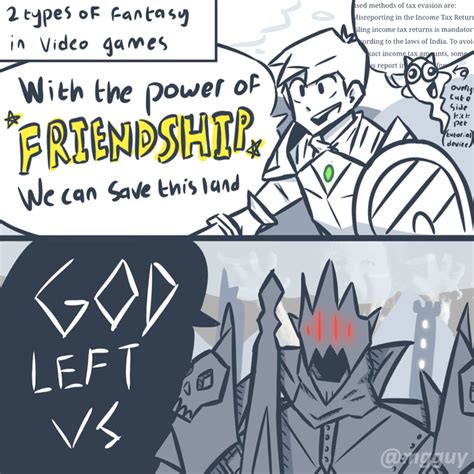 [oc] 2 types of fantasy in rpgs r comics