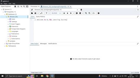 How I Started Learning Sql With Postgresql Shravan Kumar Vemula