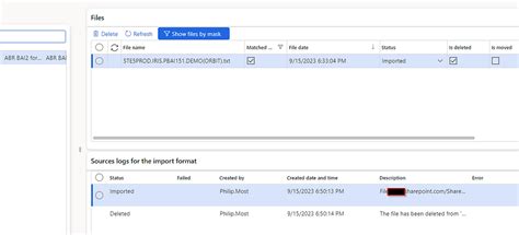Auto Import Bai Files Via Sharepoint To D Abr