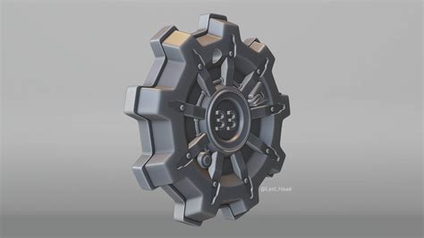 Vault Keychain 3d Print Model By Lasthawk