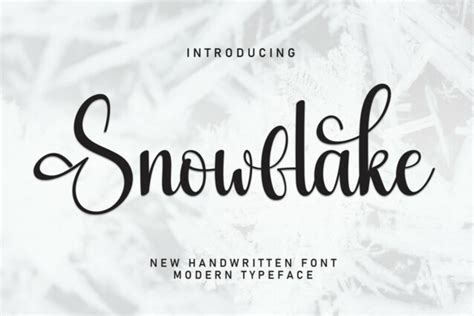 Snowflake Windows Font Free For Personal