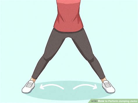 How To Perform Jumping Jacks 12 Steps With Pictures Wikihow