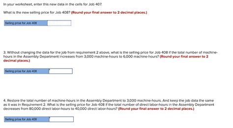 solved chapter 2 applying excel data markup on job cost