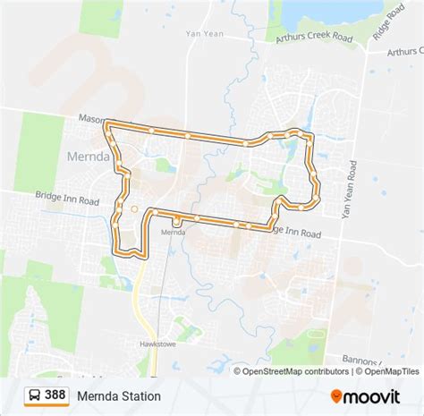 388 Route Schedules Stops And Maps Mernda Station Updated