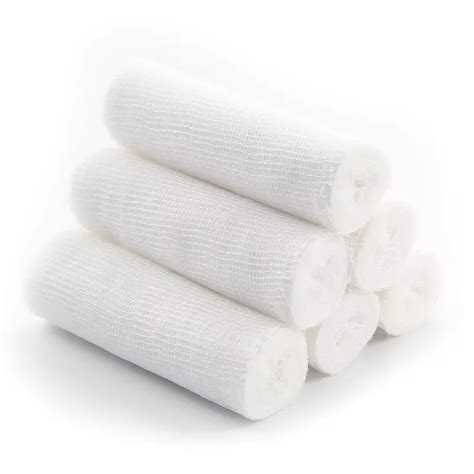 Oem Size Bleached Elastic Gauze Bandage Conforming First Aid Pbt